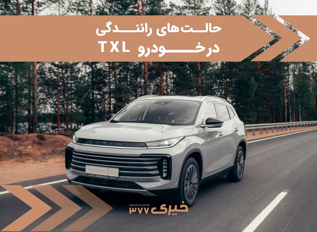 حالت‌ های رانندگی در خودرو TXL - نمایندگی xtrim 377 - نمایندگی xtrim در کرج